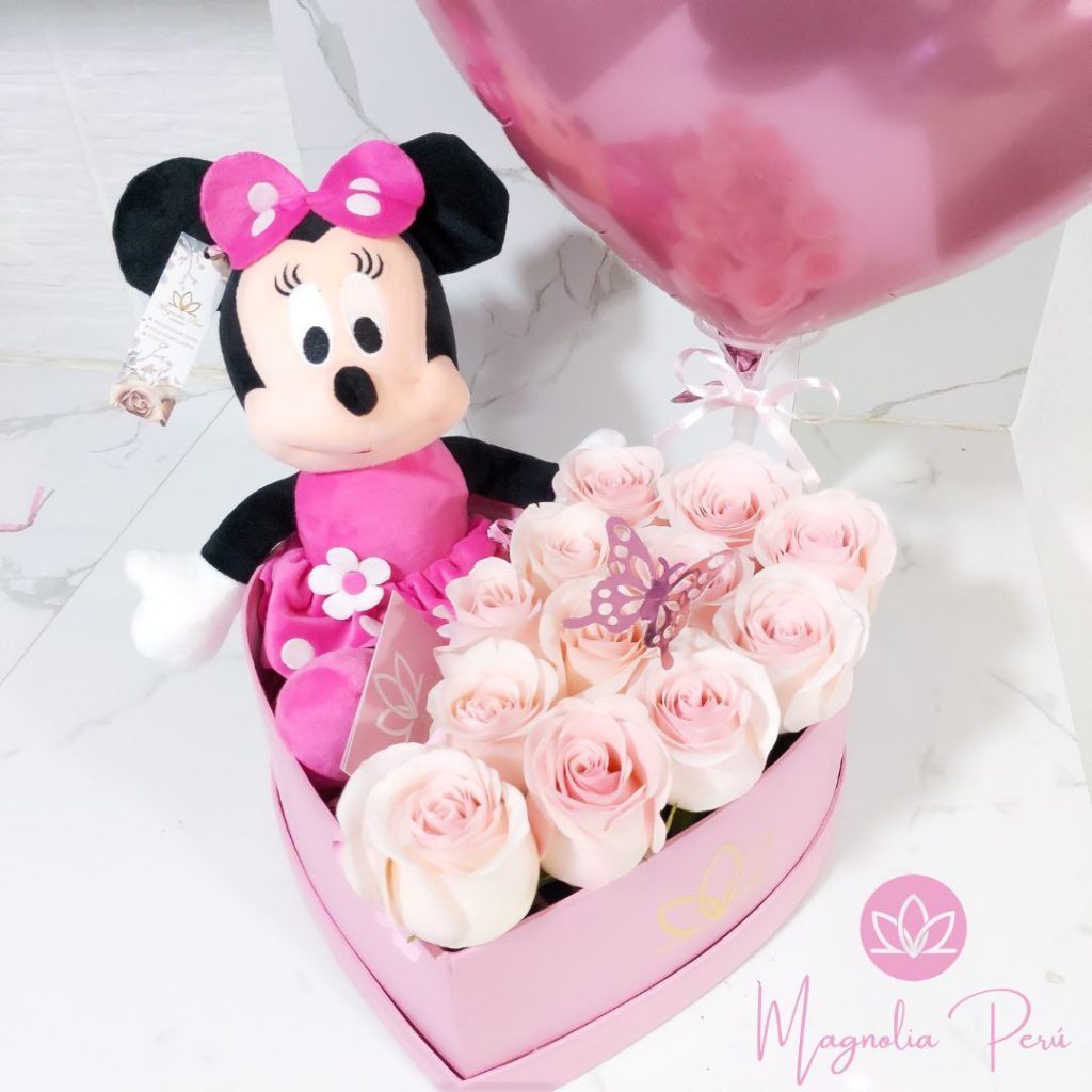 Box Corazón Minnie Mouse – Magnolia Perú Florería