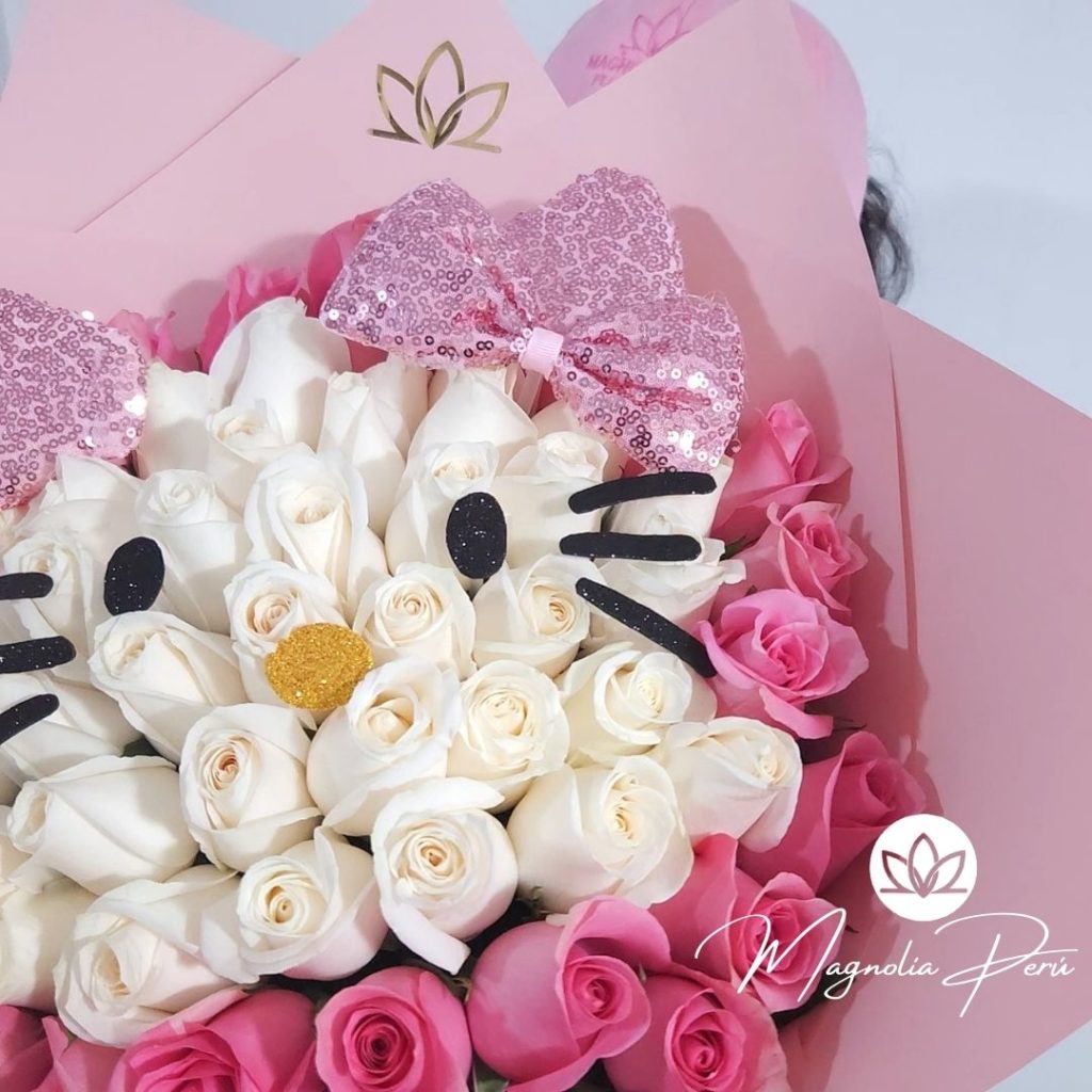 Ramo Buchon Hello Kitty – Magnolia Perú Florería